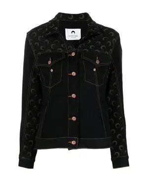 MARINE SERRE Moon Print Denim Jacket
