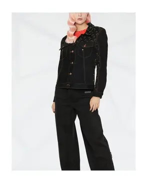 MARINE SERRE Moon Print Denim Jacket