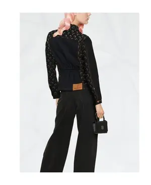 MARINE SERRE Moon Print Denim Jacket