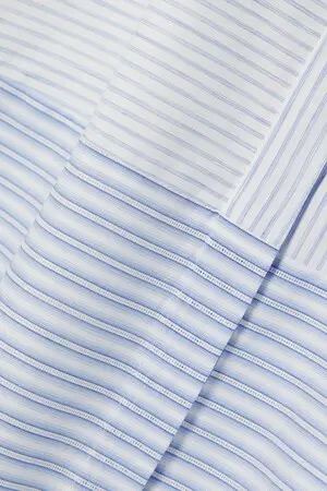 Gabriela Hearst Patchwork Stripe Suspender Dress