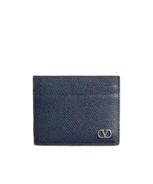 Valentino Garavani Logo Cardholder Wallet - Black