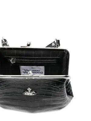 VIVIENNE WESTWOOD Croc Effect Frame Purse