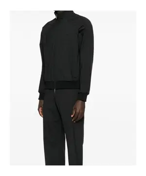 Emporio Armani Zip-up Bomber Jacket - Black