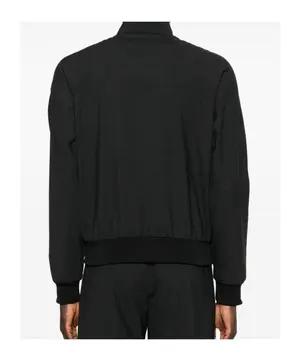 Emporio Armani Zip-up Bomber Jacket - Black