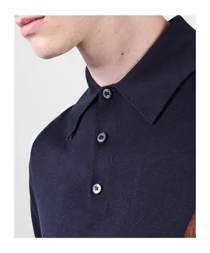 Prada Logo-jacquard Short-sleeved Polo Shirt