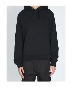 Dior Cd Icon Drawstring Hoodie - Black