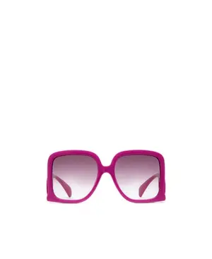 Gucci Rectangle Frame Sunglasses - Pink
