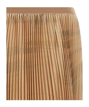 Fabiana Filippi Pleated Midi Skirt - Beige