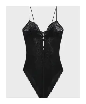 Celine Lingerie Bodysuit In Silk