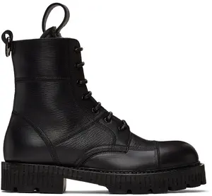 Dolce & Gabbana Logo Plaque Ankle Boots