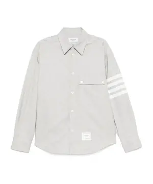 Thom Browne 4-bar Flannel Shirt