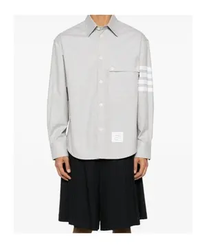 Thom Browne 4-bar Flannel Shirt