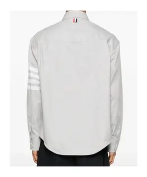 Thom Browne 4-bar Flannel Shirt