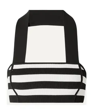Khaite Striped Knit Top
