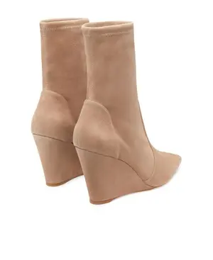 STUART WEITZMAN Wedge Boots - Brown