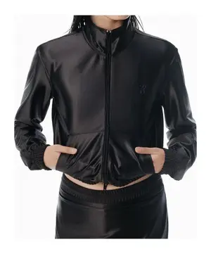 Alexander Wang Logo-embellished Elastic-waist Jacket