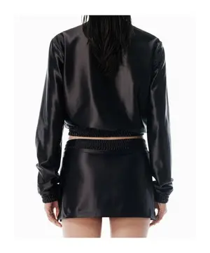 Alexander Wang Logo-embellished Elastic-waist Jacket
