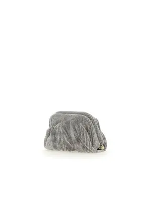 Benedetta Bruzziches Embellished Clutch Bag - Gray
