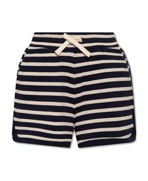 Red Valentino Striped Drawstring-waist Shorts