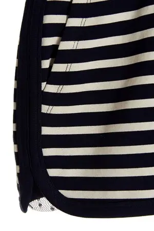 Red Valentino Striped Drawstring-waist Shorts