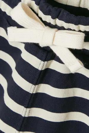 Red Valentino Striped Drawstring-waist Shorts