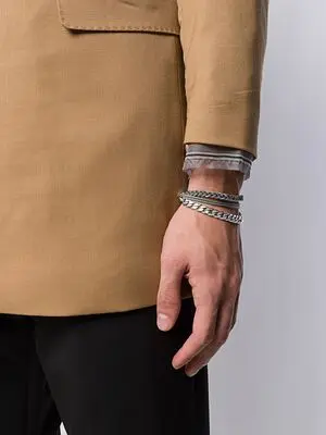 Emanuele Bicocchi Chain And Braided Bracelet