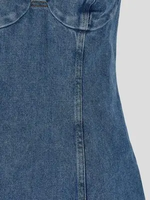 Magda Butrym Sleeveless Denim Mini Dress
