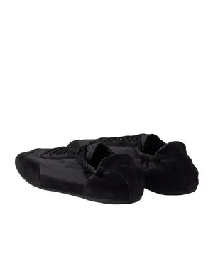 Prada Lace-up Sneakers With Logo Detailing - Black