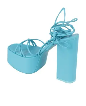 Paris Texas Logo Detailed Open Toe Sandals
