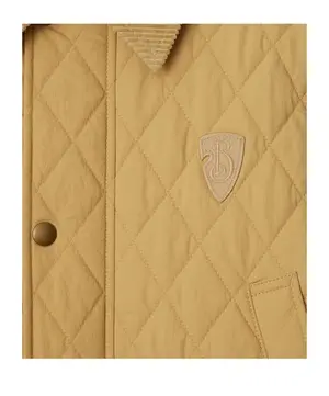 Burberry Logo Patch Diamond-quilted Jacket