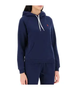 Polo Ralph Lauren Embroidered Logo Hoodie - Blue
