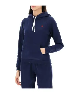 Polo Ralph Lauren Embroidered Logo Hoodie - Blue