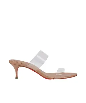 CHRISTIAN LOUBOUTIN 55mm Just Nothing Two-straps Sandals - Blush