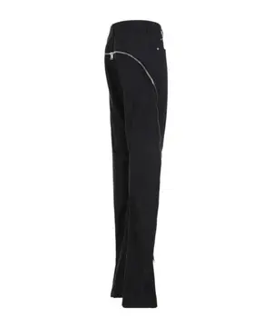 Rick Owens Bolan Bandana Zip-detailed Trousers - Black