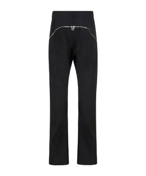 Rick Owens Bolan Bandana Zip-detailed Trousers - Black