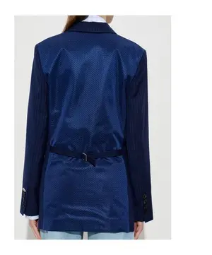 Moschino Striped Single Breasted Blazer