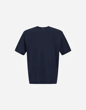 Herno Piqué Crew-neck T-shirt - Blue
