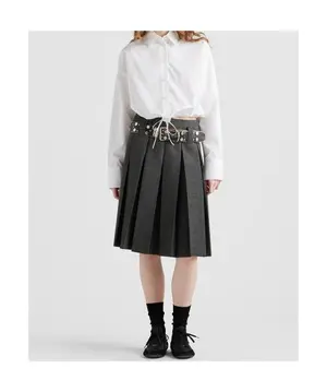 Prada Drawstring Poplin Shirt - White