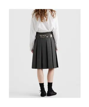 Prada Drawstring Poplin Shirt - White