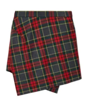 VIVIENNE WESTWOOD Asymmetric Checked Mini Skirt