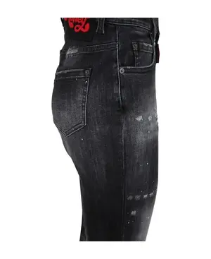 Dsquared2 Flared Distressed Jeans - Black