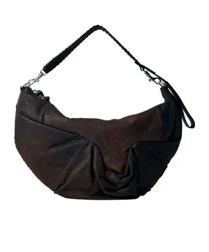 VIVIENNE WESTWOOD Agnes Medium Shoulder Bag - Brown