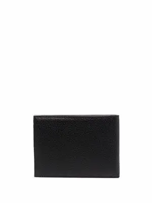 Emporio Armani Logo Lettering Bi-fold Wallet - Black