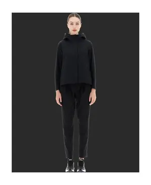 Herno Long-sleeved Hooded Jacket - Black