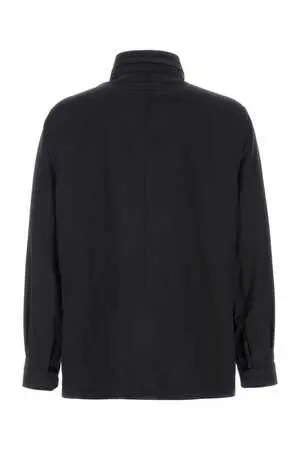 Zegna Technical Fabric Field Jacket - Black