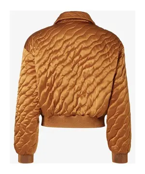 Fendi Caramel Quilted Silk Jacket