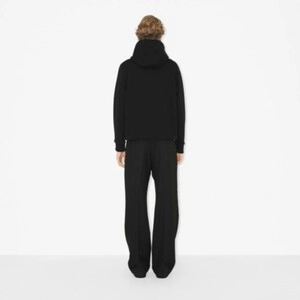 Burberry Equestrian Knight Logo Embroidered Drawstring Hoodie