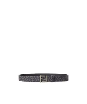 Fendi Reversible Ff Squared Belt - Black