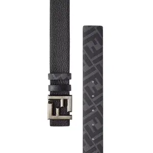 Fendi Reversible Ff Squared Belt - Black