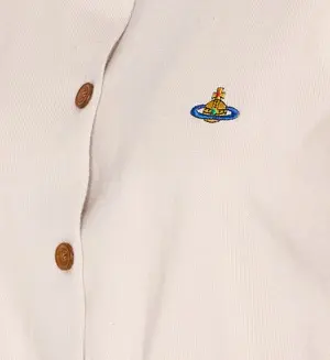 VIVIENNE WESTWOOD Orb Embroidered Knitted Cardigan
